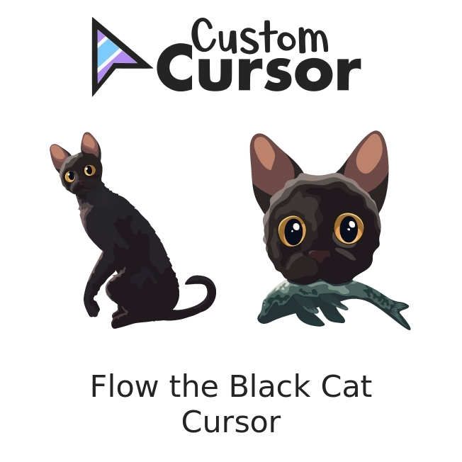 Flow the Black Cat курсор пак – Custom Cursor