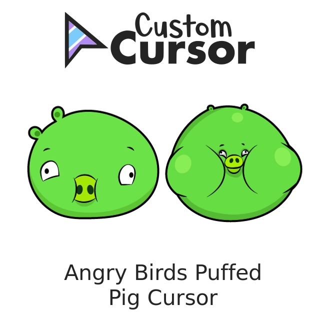Angry Birds Puffed Pig cursor – Custom Cursor