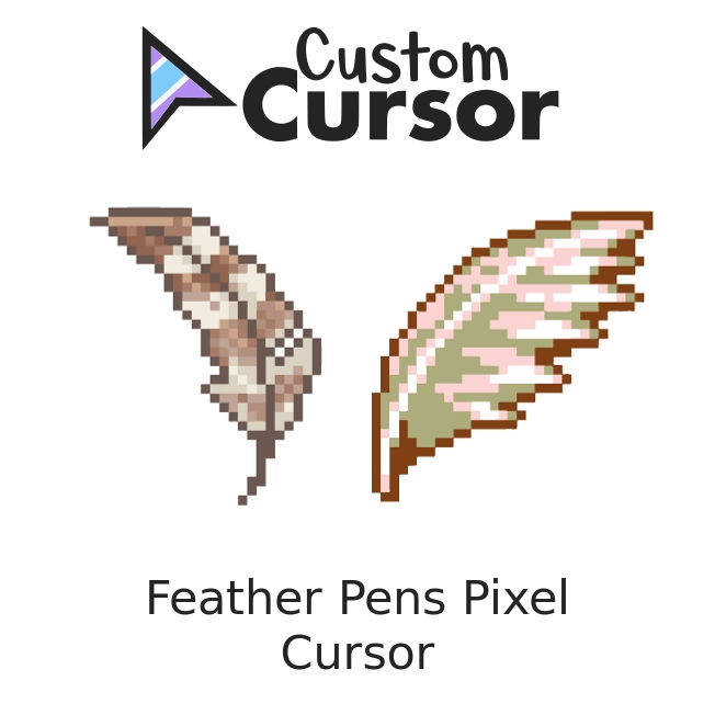 Feather Pens Pixel cursor – Custom Cursor
