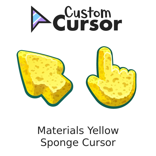 Materials Yellow Sponge cursor – Custom Cursor