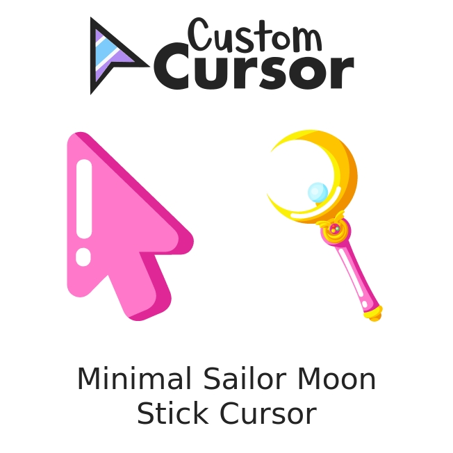 Minimal Sailor Moon Stick cursor – Custom Cursor