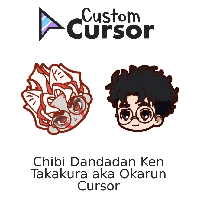 Chibi Dandadan Ken Takakura aka Okarun cursor – Custom Cursor