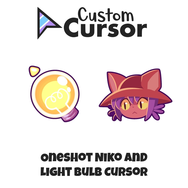 OneShot Niko and Light Bulb cursor – Custom Cursor
