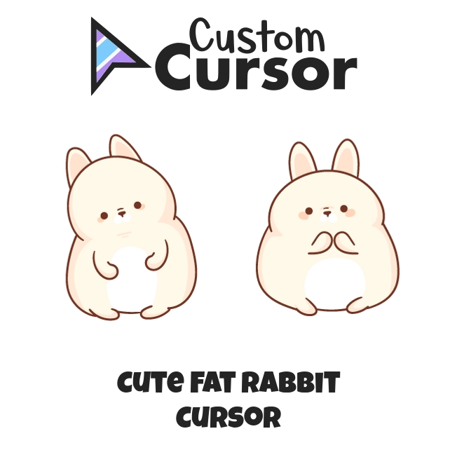 Cute Fat Rabbit курсор пак – Custom Cursor