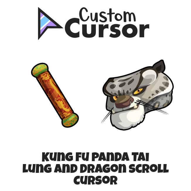 Kung Fu Panda Tai Lung y Rollo del Dragón cursor – Custom Cursor