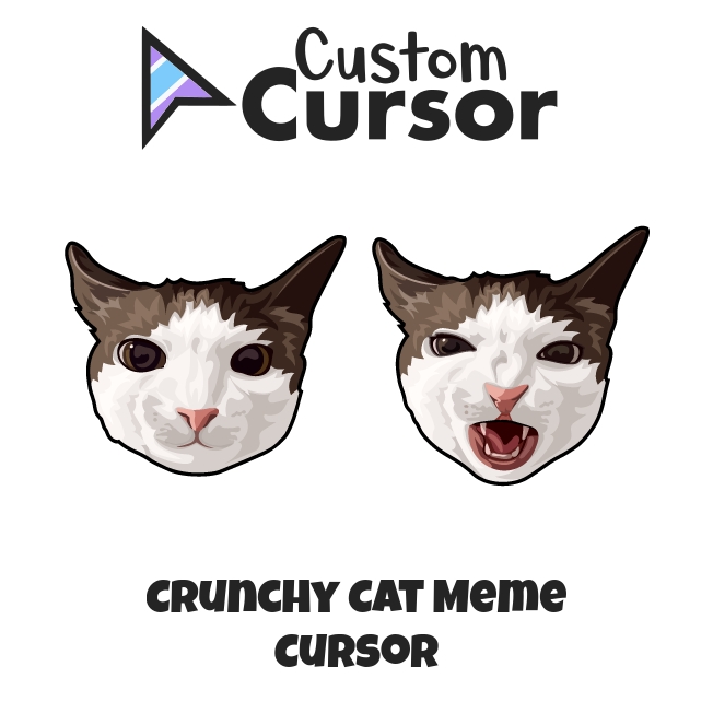 Crunchy Cat Meme cursor – Custom Cursor