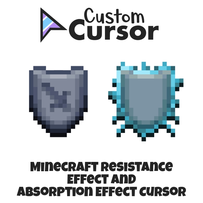 Minecraft Resistance Effect and Absorption Effect cursor – Custom Cursor