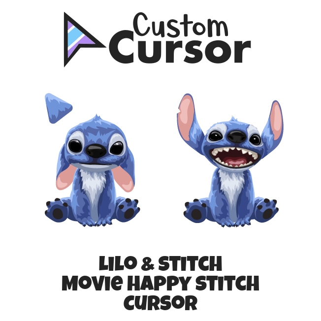 Lilo & Stitch Movie Happy Stitch cursor – Custom Cursor