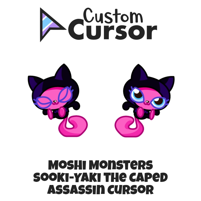 Moshi Monsters Sooki-Yaki the Caped Assassin cursor – Custom Cursor