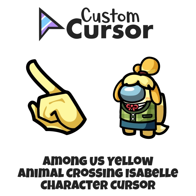 Among Us Yellow Animal Crossing Isabelle Character курсор пак – Custom ...