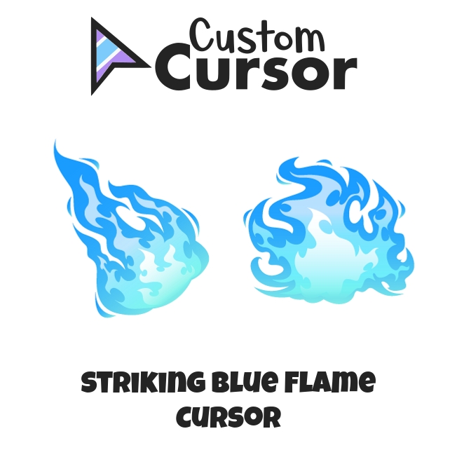 Striking Blue Flame cursor – Custom Cursor