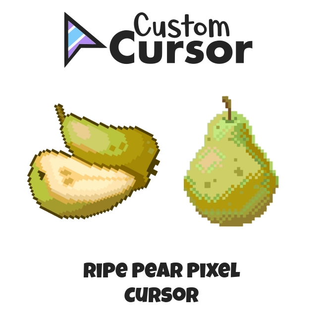 Ripe Pear Pixel cursor – Custom Cursor