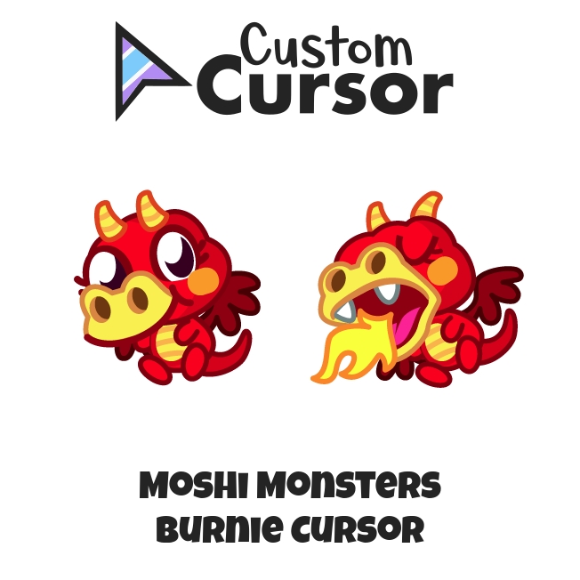 Moshi Monsters Burnie cursor – Custom Cursor