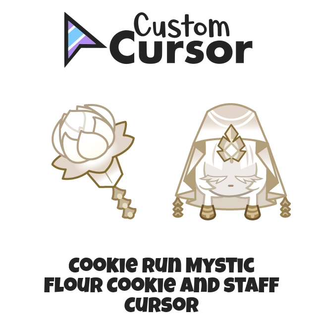 Cookie Run Mystic Flour Cookie and Staff cursor – Custom Cursor