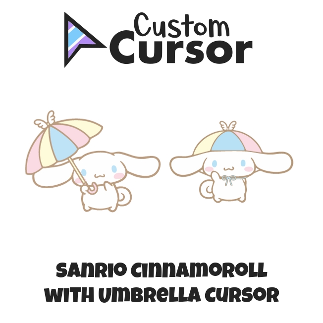 Sanrio Cinnamoroll with Umbrella cursor – Custom Cursor