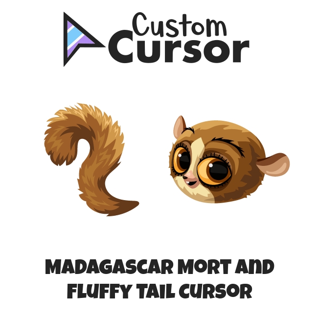 Madagascar Mort and Fluffy Tail cursor – Custom Cursor