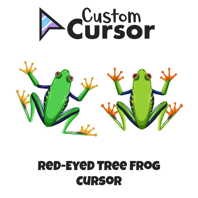 Red-Eyed Tree Frog cursor – Custom Cursor