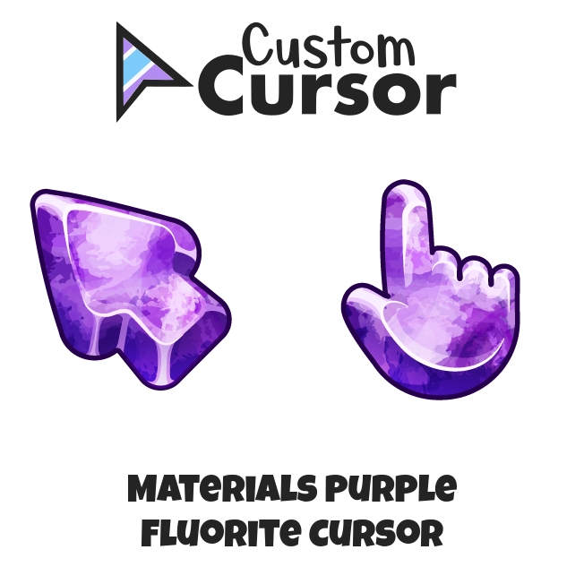 Matériaux Fluorite Violette Curseur – Custom Cursor