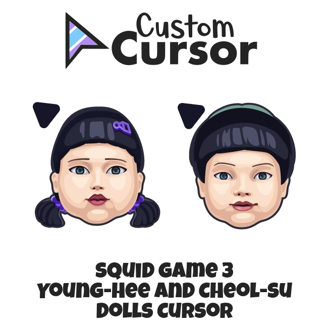 Squid Game 3 Young-hee and Cheol-su Dolls курсор пак – Custom Cursor