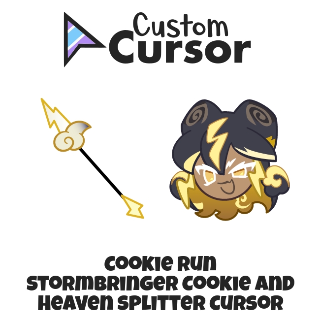 Cookie Run Stormbringer Cookie and Heaven Splitter cursor – Custom Cursor