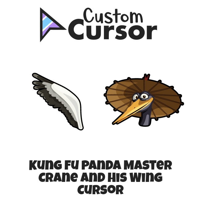 Kung Fu Panda Master Crane and his Wing cursor – Custom Cursor