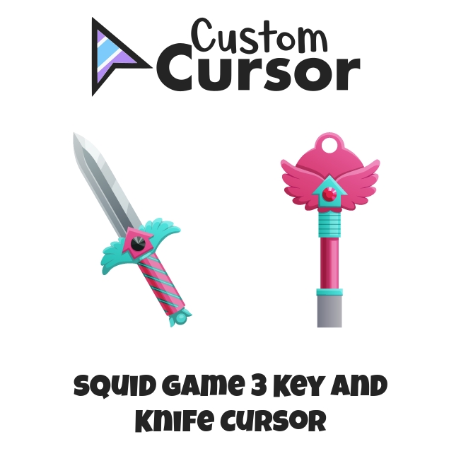 Squid Game 3 Key and Knife cursor – Custom Cursor