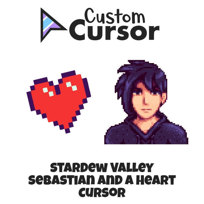 Stardew Valley Sebastian and a Heart cursor – Custom Cursor