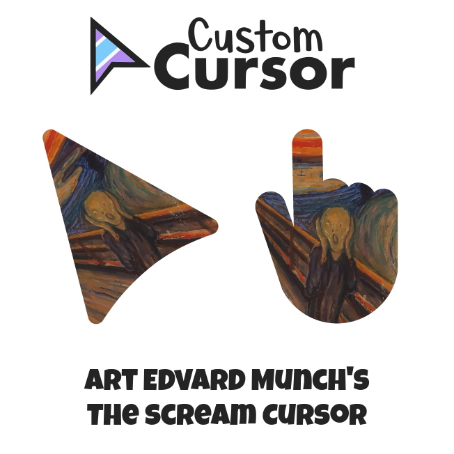 Art Edvard Munch's The Scream cursor – Custom Cursor