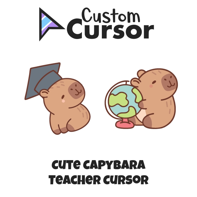 Lindo Capibara Profesor cursor – Custom Cursor