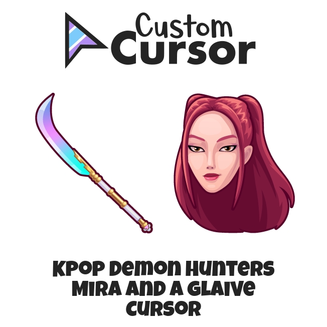 KPop Demon Hunters Mira et sa Glaive Curseur – Custom Cursor