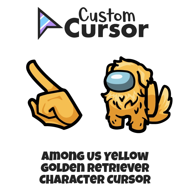 Among Us Yellow Personnage Golden Retriever Jaune Curseur – Custom Cursor