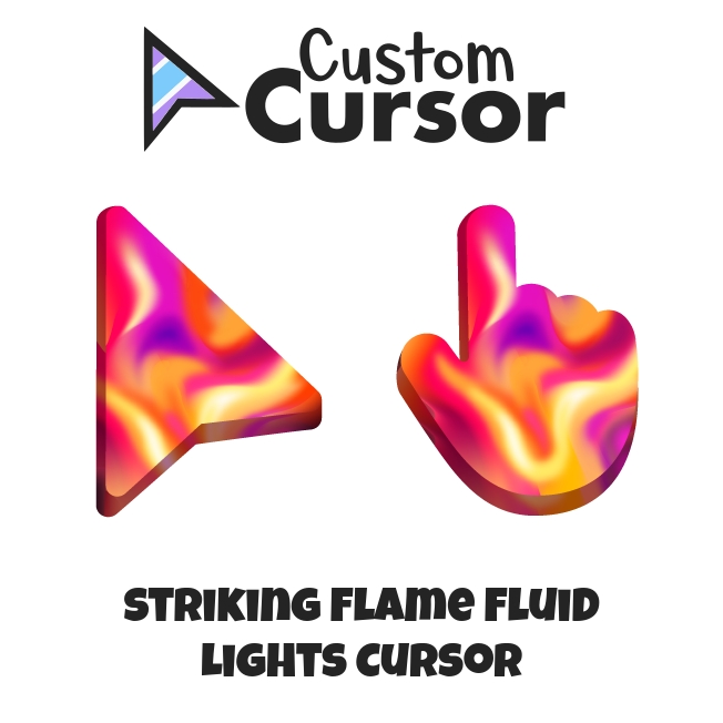 Striking Flame Fluid Lights cursor – Custom Cursor
