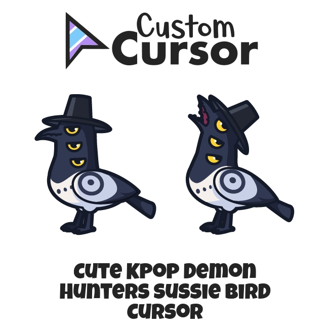 Cute KPop Demon Hunters Sussie Bird cursor – Custom Cursor