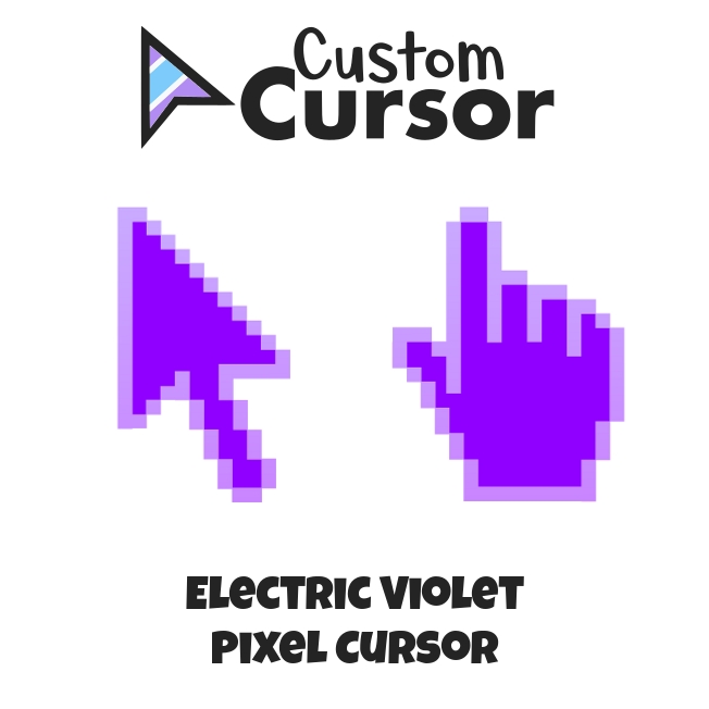 Electric Violet Pixel cursor – Custom Cursor