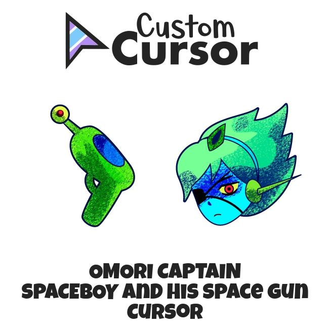OMORI CAPTAIN SPACEBOY and his Space Gun cursor – Custom Cursor