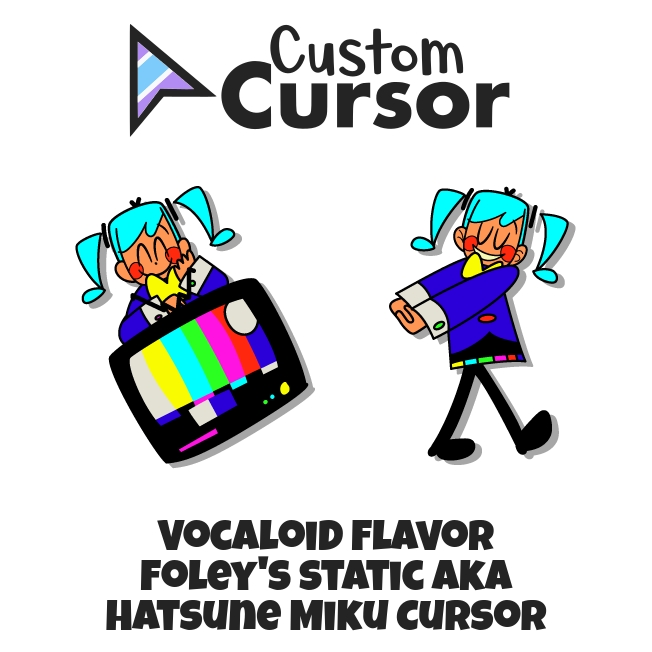 Vocaloid Flavor Foley's Static aka Hatsune Miku курсор пак – Custom Cursor