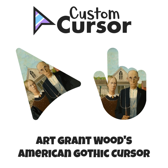 Art Grant Wood's American Gothic cursor – Custom Cursor