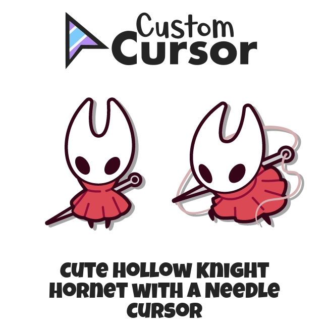 Linda Hollow Knight Hornet con una Aguja cursor – Custom Cursor