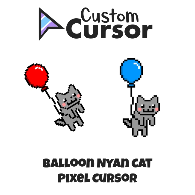 Balloon Nyan Cat Pixel курсор пак – Custom Cursor