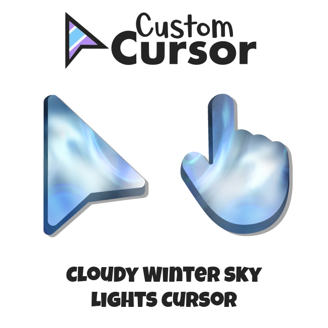 Cloudy Winter Sky Lights cursor – Custom Cursor
