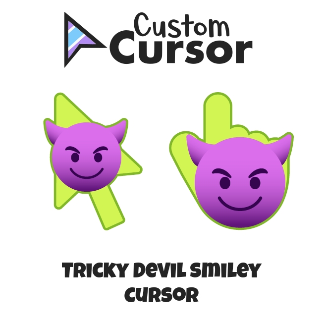 Smiley de Diablo Travieso cursor – Custom Cursor