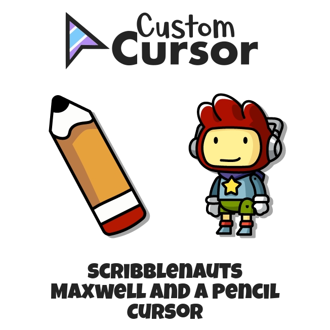 Scribblenauts Maxwell and a Pencil cursor – Custom Cursor