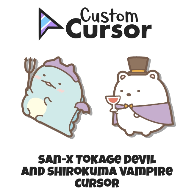 San-X Tokage Devil and Shirokuma Vampire cursor – Custom Cursor