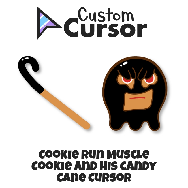 Cookie Run Muscle Cookie and his Candy Cane cursor – Custom Cursor