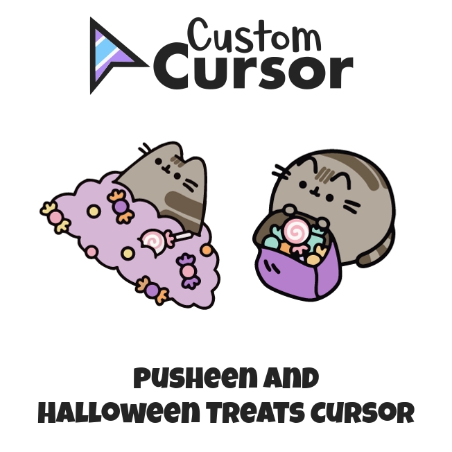 Pusheen and Halloween Treats cursor – Custom Cursor