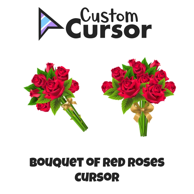Bouquet of Red Roses cursor – Custom Cursor