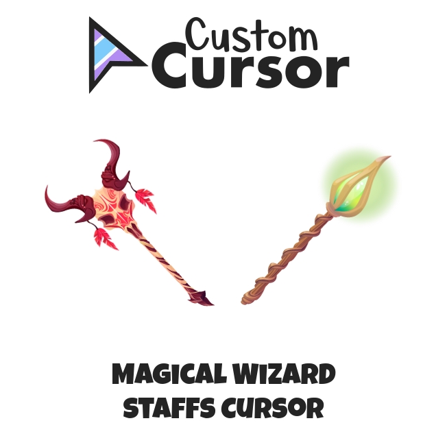 Magical Wizard Staffs cursor – Custom Cursor