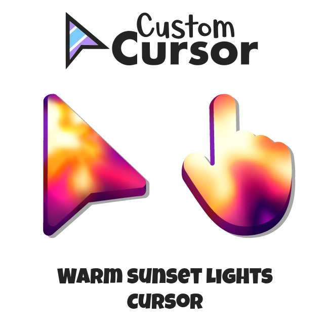 Warm Sunset Lights курсор пак – Custom Cursor