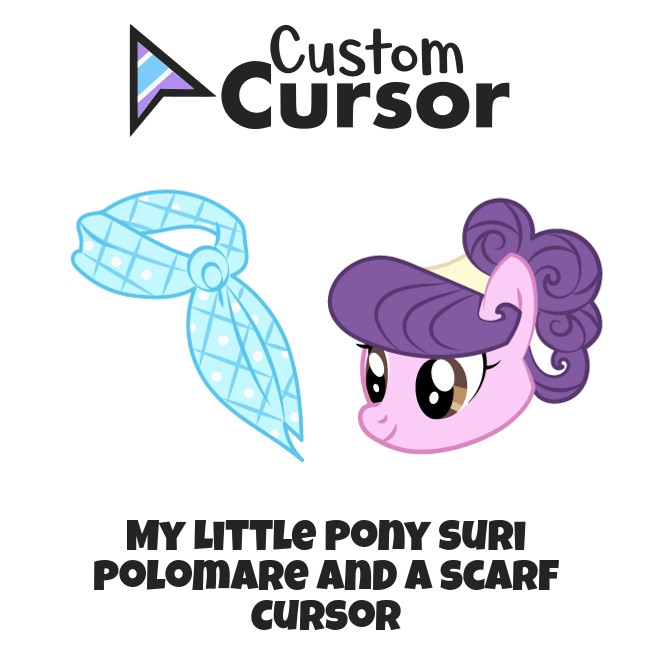 My Little Pony Suri Polomare and a Scarf cursor – Custom Cursor