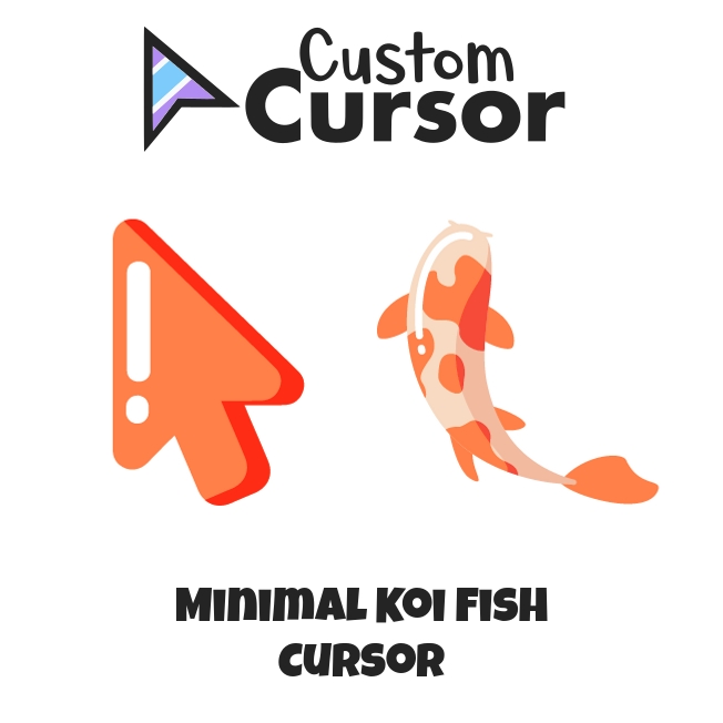 Minimal Koi Fish cursor – Custom Cursor